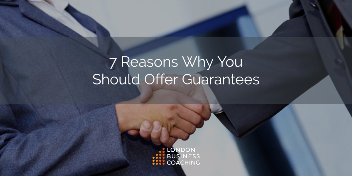 7 Reasons Why You Should Offer Guarantees (Infographic) – The Business ...